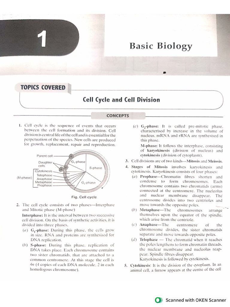 Basic Biology Ch-2,3,4 | PDF