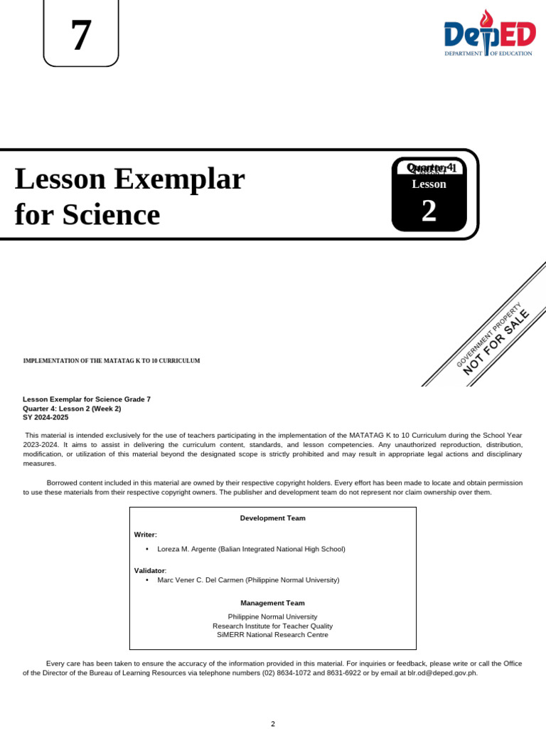 Q4 LE Science 7 Lesson 2 Week 2 | PDF | Earthquakes | Seismology