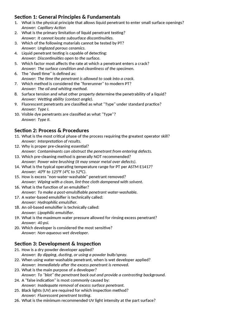 Test Penetrant | PDF | Applied And Interdisciplinary Physics ...