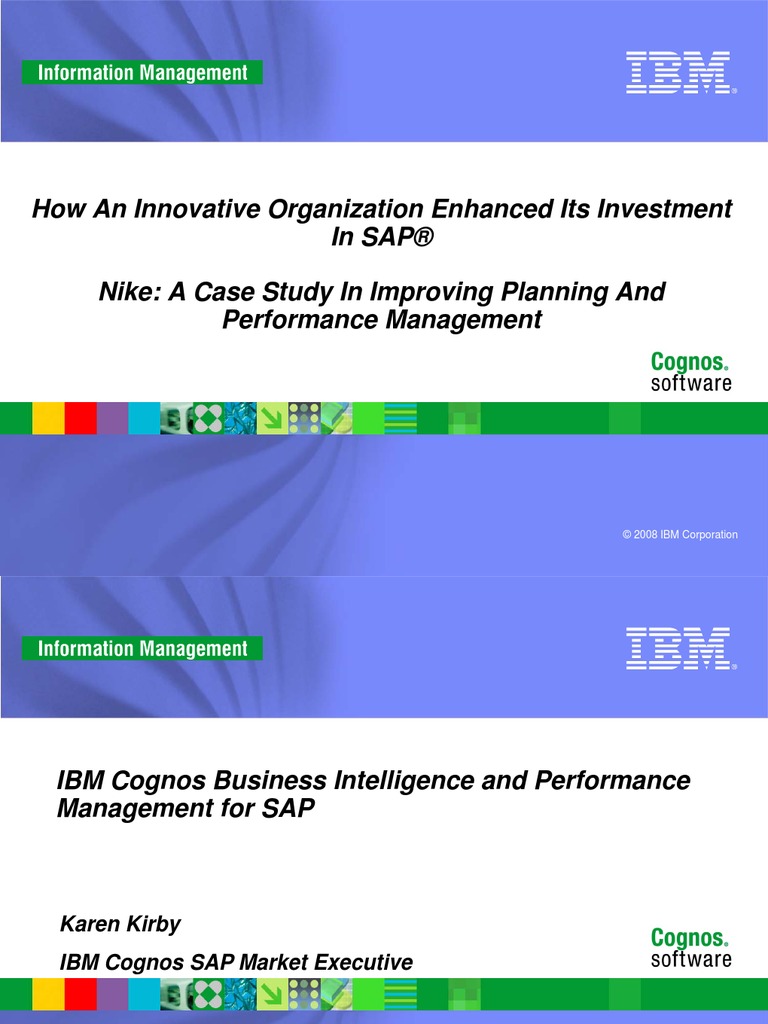 April 21 Nike Webinar Final | PDF | Sap Se | Business Intelligence
