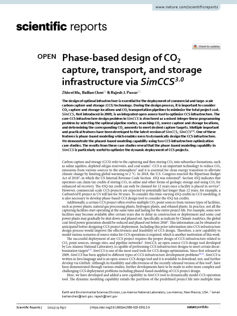 03-Phase-based Design of CO2 Capture, Transport, And Storage ...