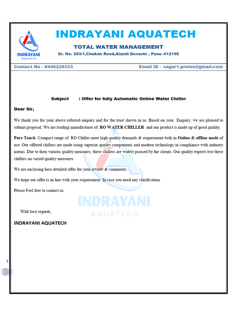 2 Ton Water Chiller | PDF | Heat Exchanger | Engineering Thermodynamics