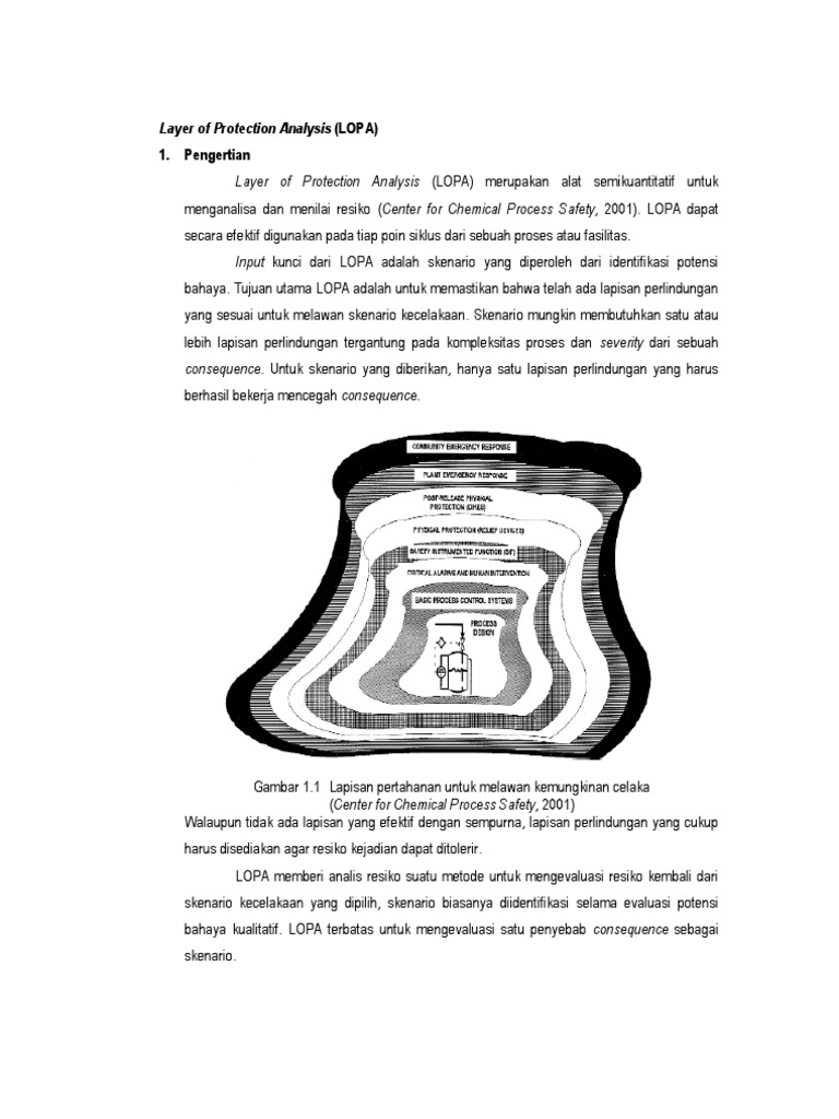 Layer of Protection Analysis | PDF