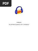 Guia Completo para Usar o Audacity | PDF | Som | Gravação e reprodução ...