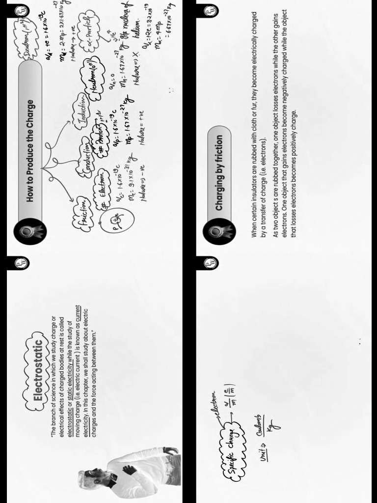 Electric Charge and Electric Field Note | PDF