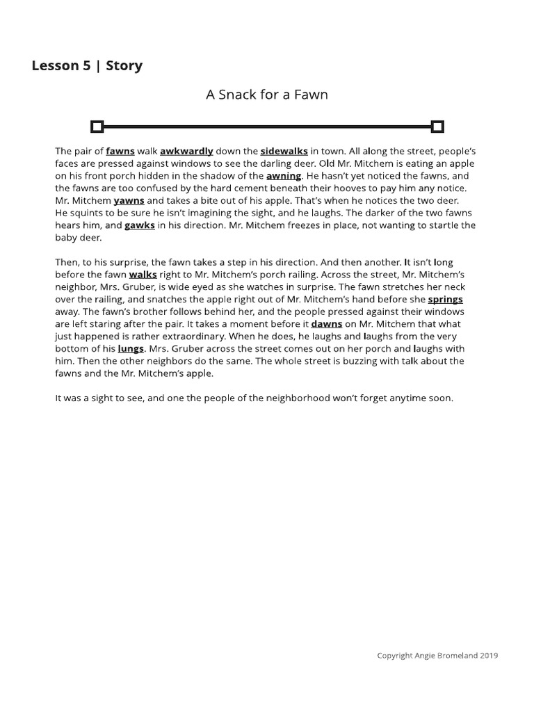 Lesson 5 | PDF