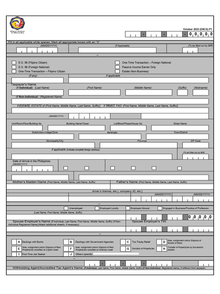 1904 October 2025 ENCS Final | PDF | Identity Document | Government