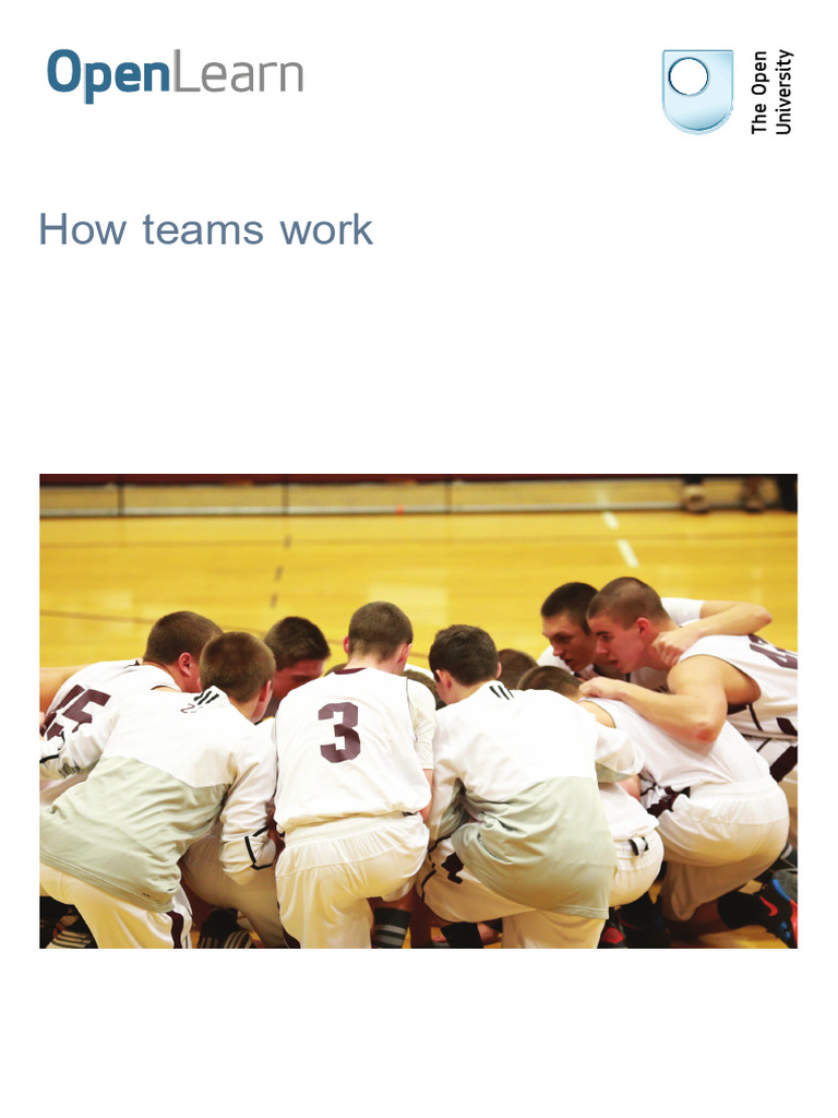 How Teams Work Printable | PDF | Creative Commons License | Community