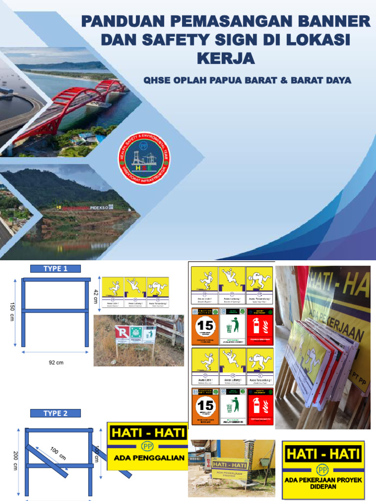 Panduan Pemasangan Safety Sign Safety Sign | PDF