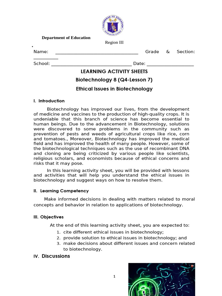Gr8 Biotech Q4 WK7 | PDF | Genetic Engineering | Biotechnology