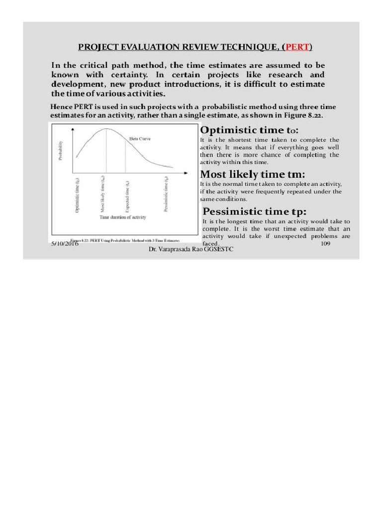 PERT problem | PDF