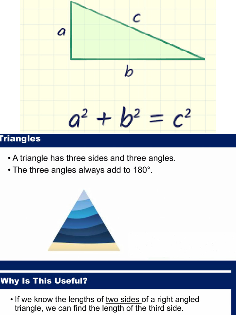 Pythagorean Theorem, The Well-Known Geometric Theorem That The Sum of ...