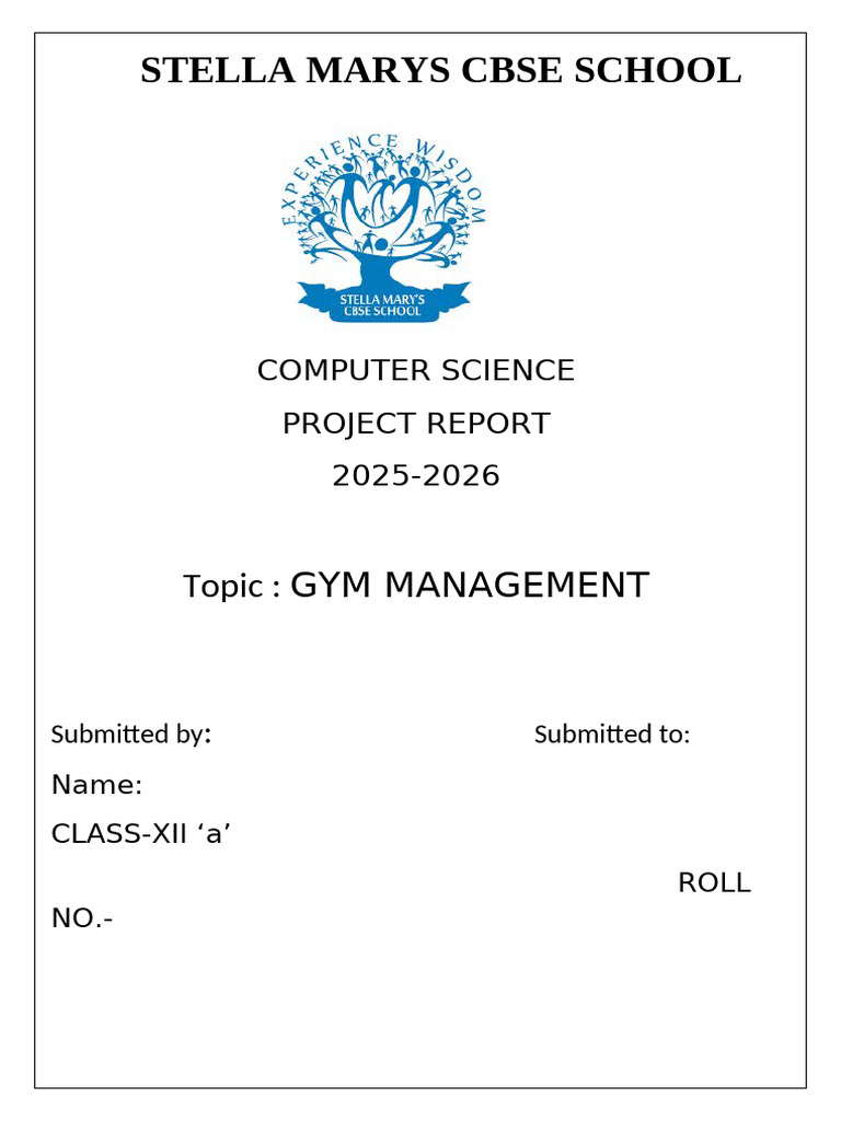 Gym Project EDITED (1) | PDF | Python (Programming Language) | My Sql
