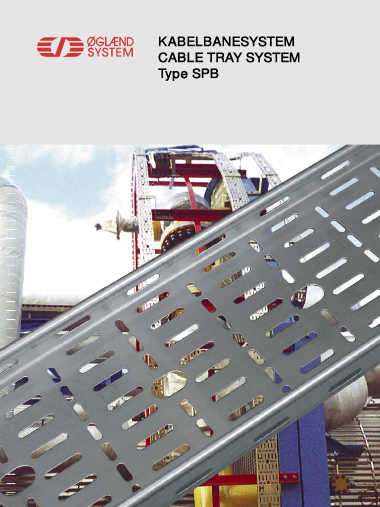 Oglaend Cable Tray SPB 0911 | PDF | Screw | Building Engineering
