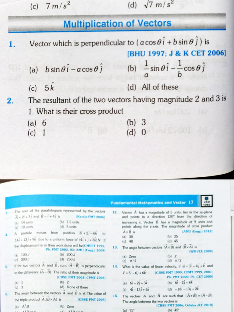 Vector Product | PDF