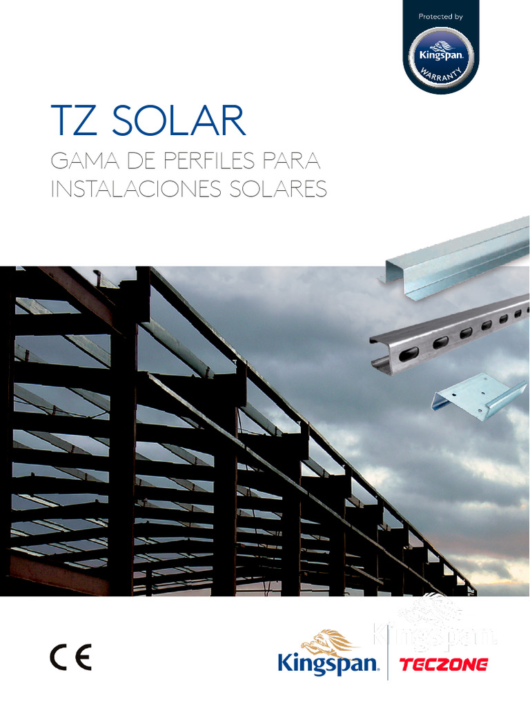 Teczone Solar Profile Range Brochure Es | PDF | Calidad (comercial ...