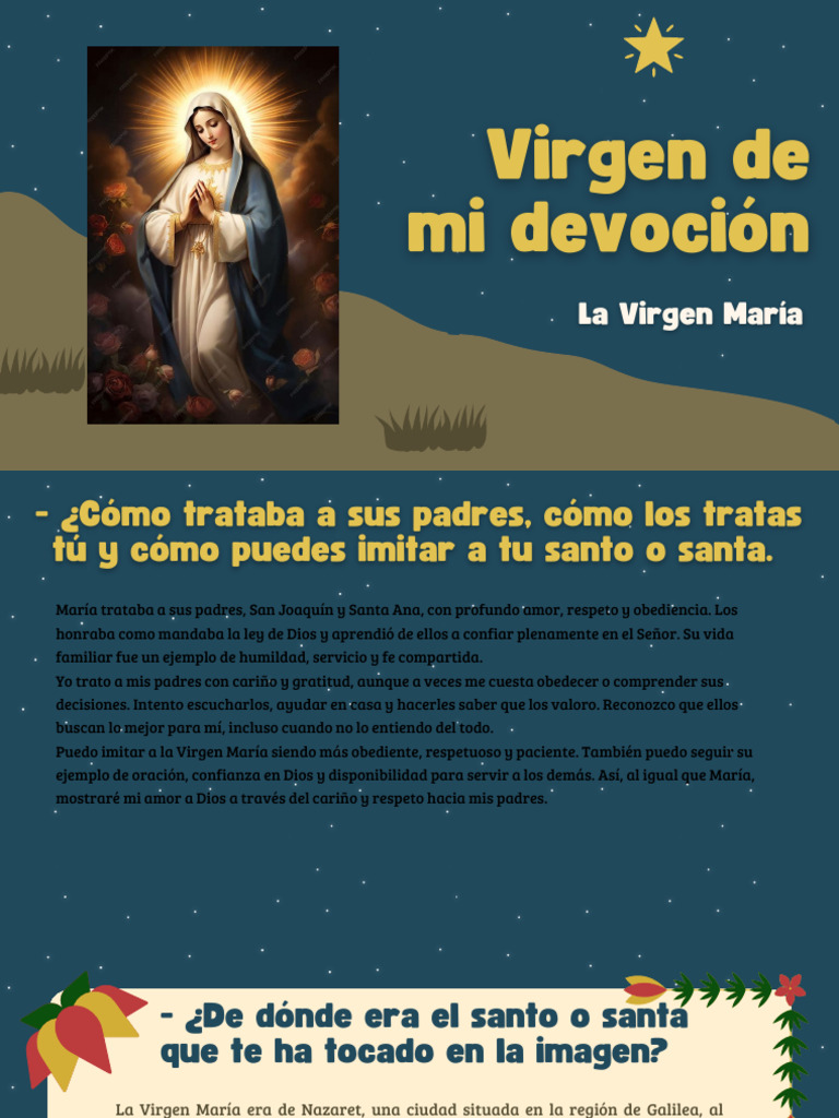 Virgen de Mi Devoción | PDF | María, madre de Jesús | Desigualdad social