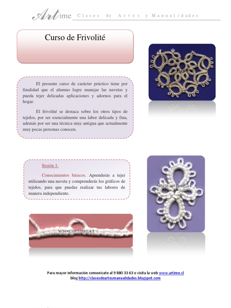 Programa de Frivolite | PDF | Arte