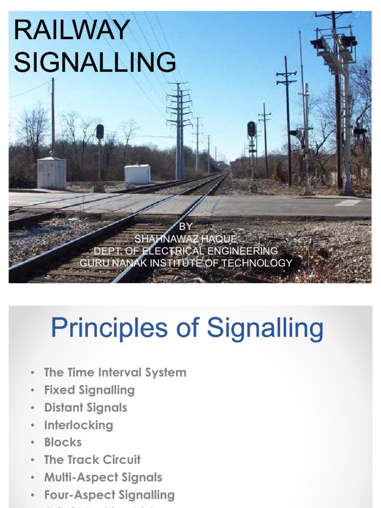 Railway Signalling | PDF | Transport Safety | Transport Infrastructure