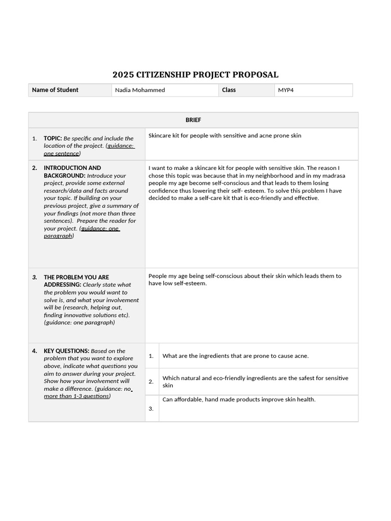 FISA Citizenship Project 2025 - Proposal Guidelinesdocx-1 | PDF ...