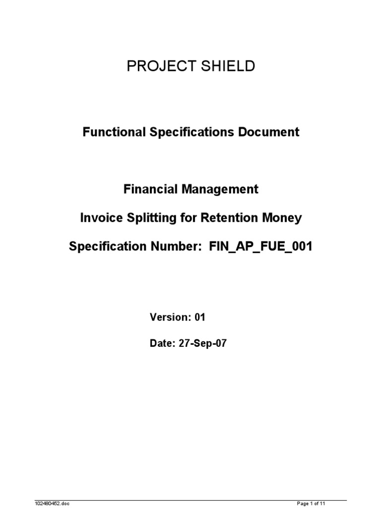 Functional Specifications | PDF | Business Process | Specification ...