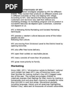 KFC Objectives | PDF | Fast Food Restaurants | Business Economics