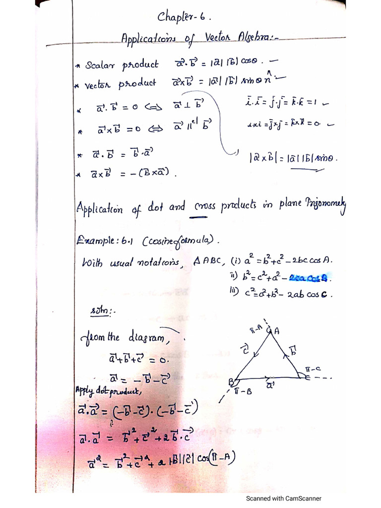 Class XII Chapter 6 | PDF