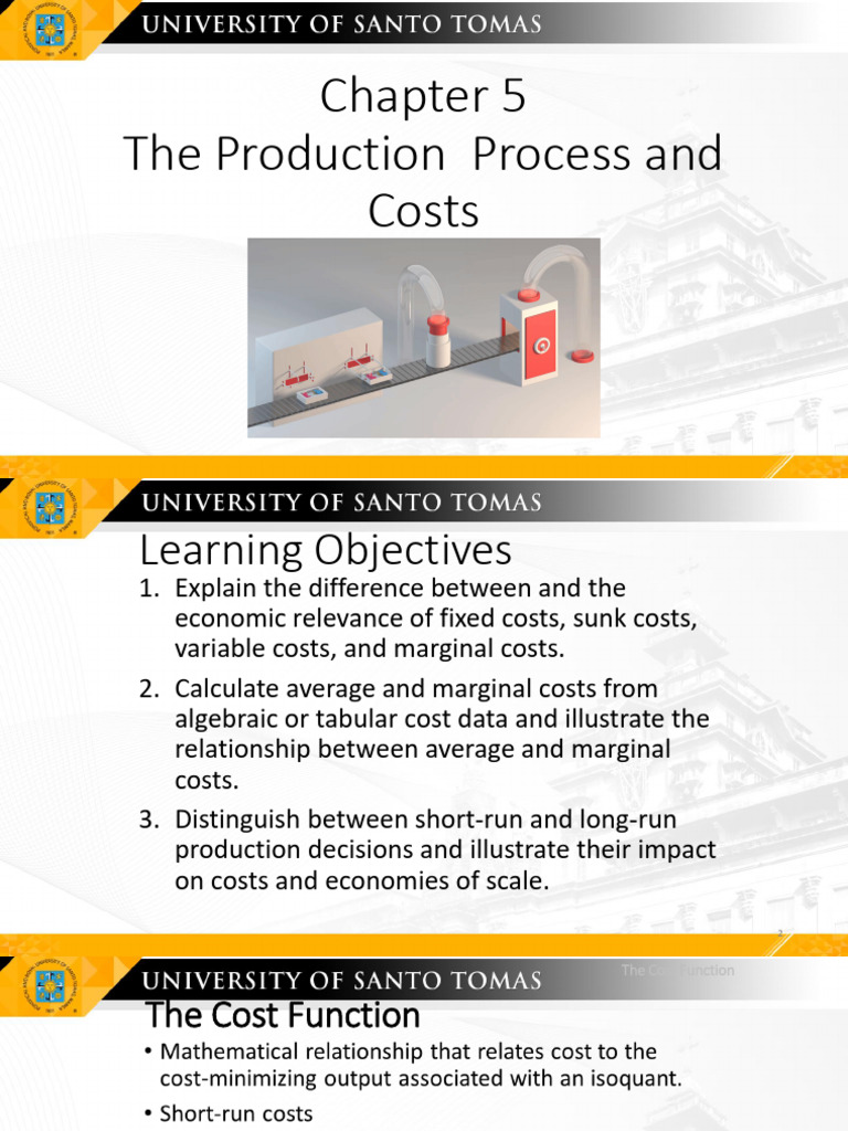 Module 5B Costs of Production | PDF | Average Cost | Marginal Cost