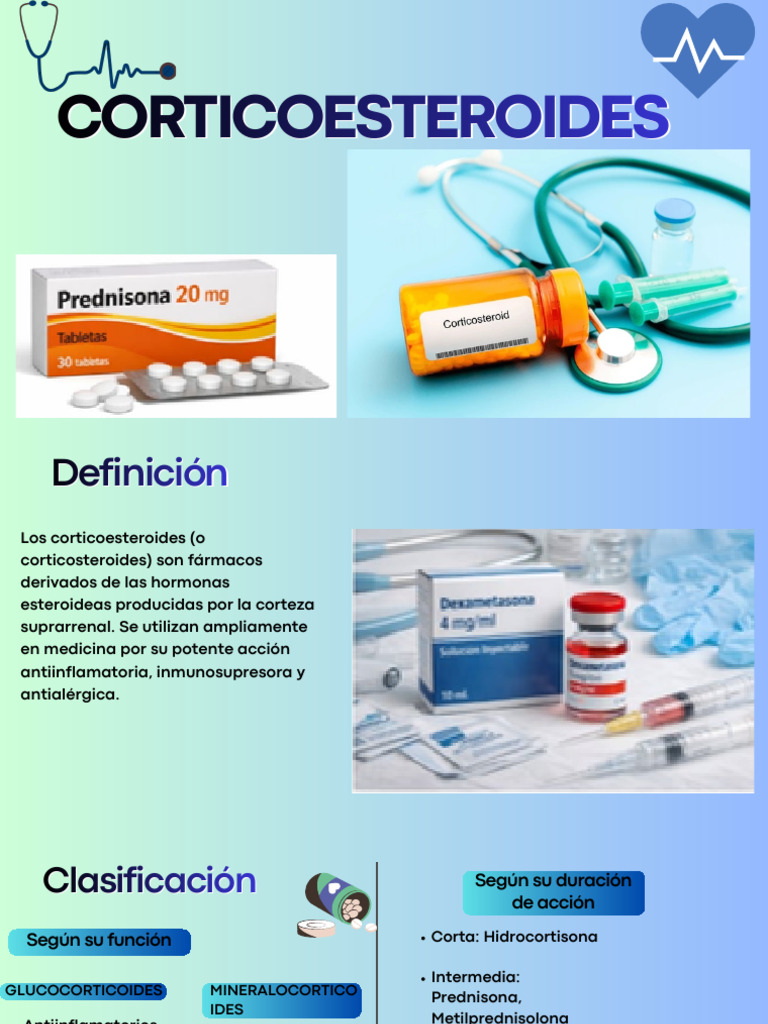 Presentación Farmacología Corticoesteroides | PDF | Corticosteroides ...