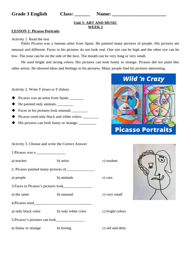 workbook 3 gr week 2 | PDF | English Language | Linguistics
