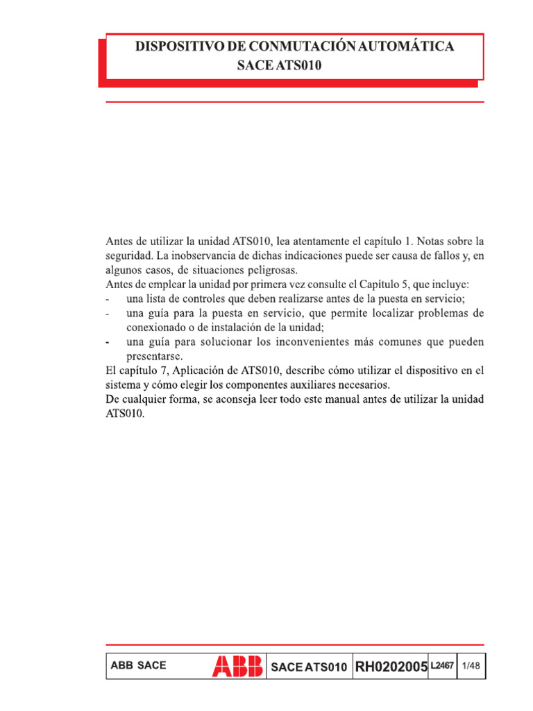 Manual ATS010 | PDF