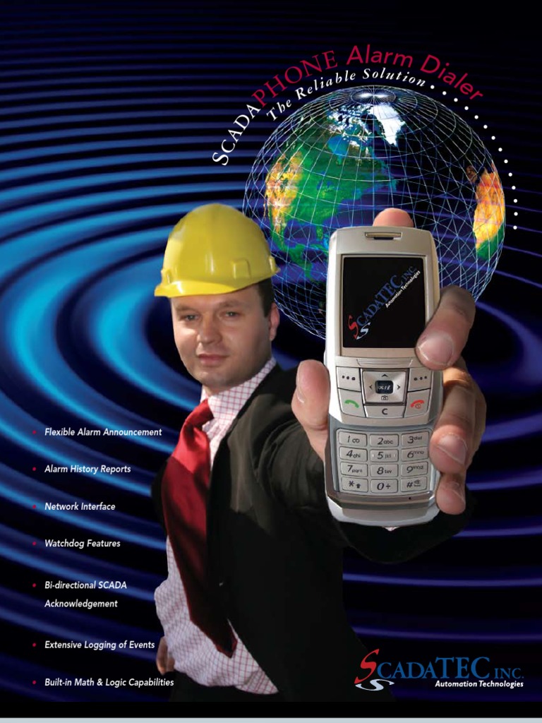 ScadaPhone Brochure | PDF | Scada | Text Messaging