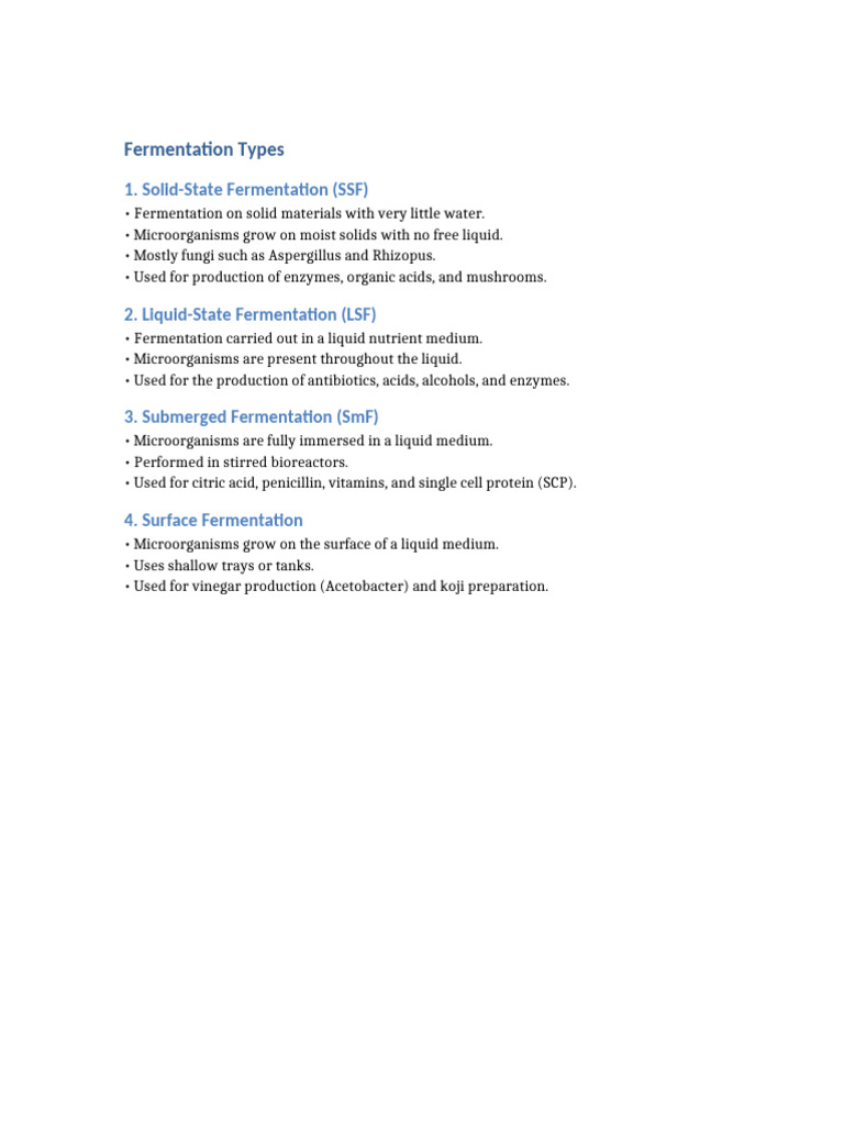 Fermentation and Citric Acid Production | PDF | Fermentation | Acid