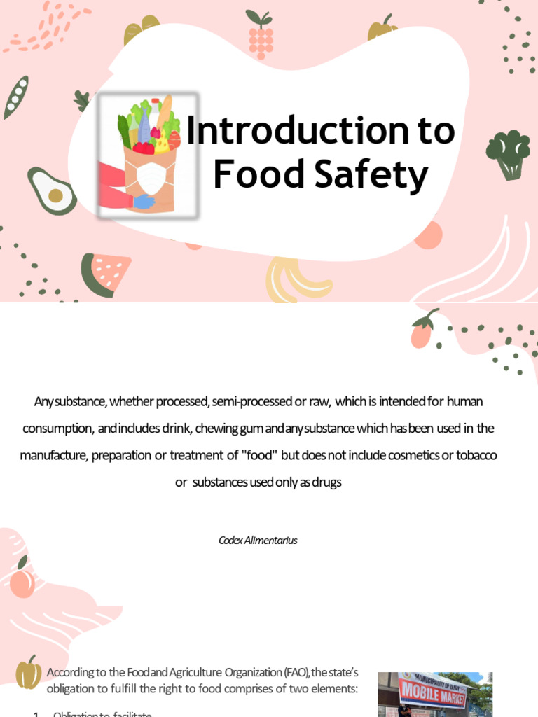 Introduction To Food Safety | PDF | Food Safety | Foodborne Illness