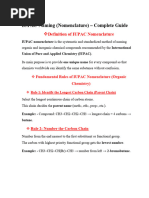IUPAC and Common Names of Organic Compounds | PDF | Organic Chemistry ...