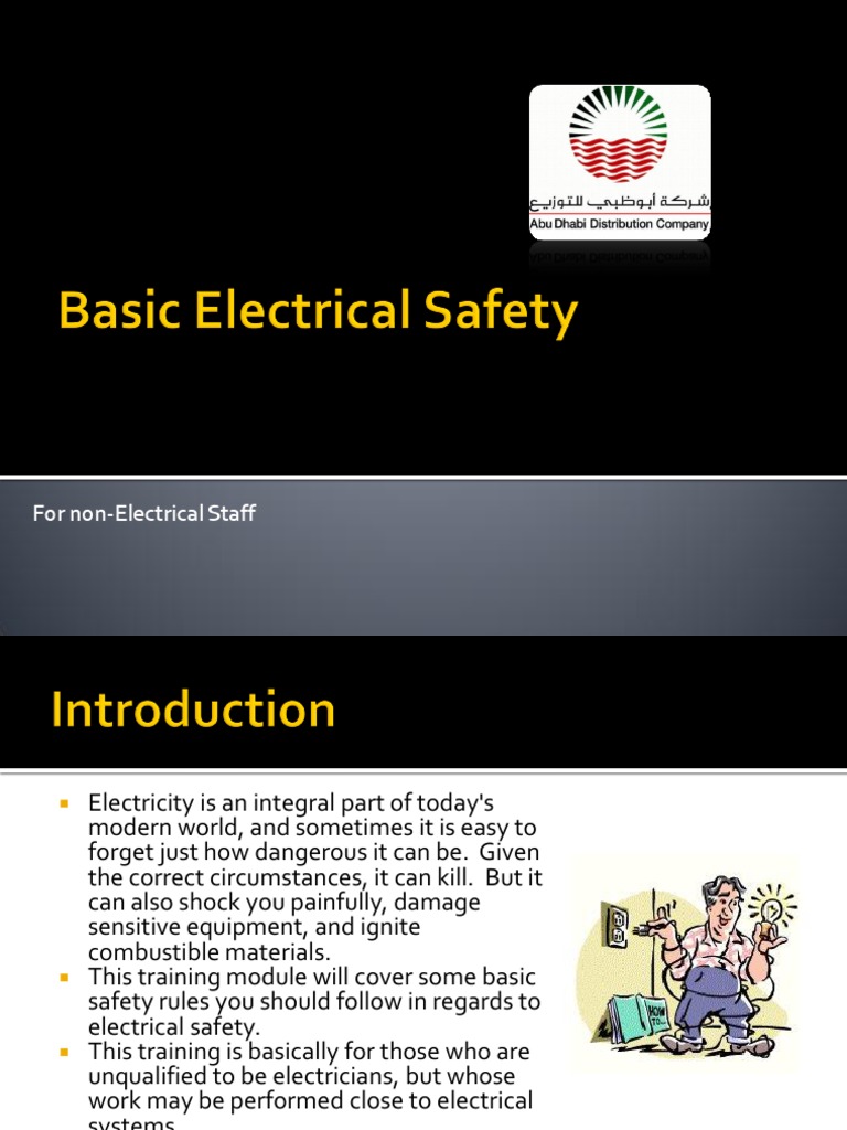 Basic Electrical Safety | PDF | Electricity | Insulator (Electricity)