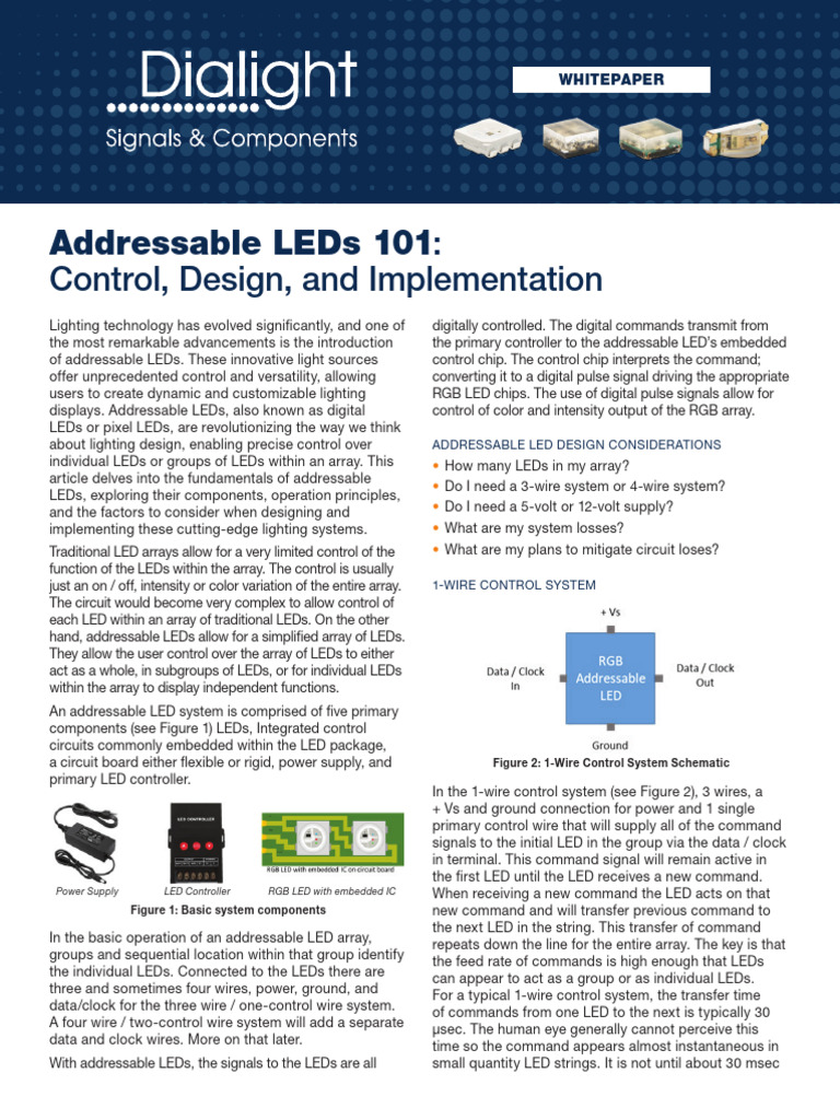 Addressable Led ARGB 5050 Datasheet | PDF | Light Emitting Diode ...