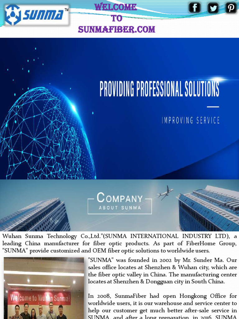 Fiber Cable Stripping Machine With Sunmafiber | PDF | Optical Fiber ...