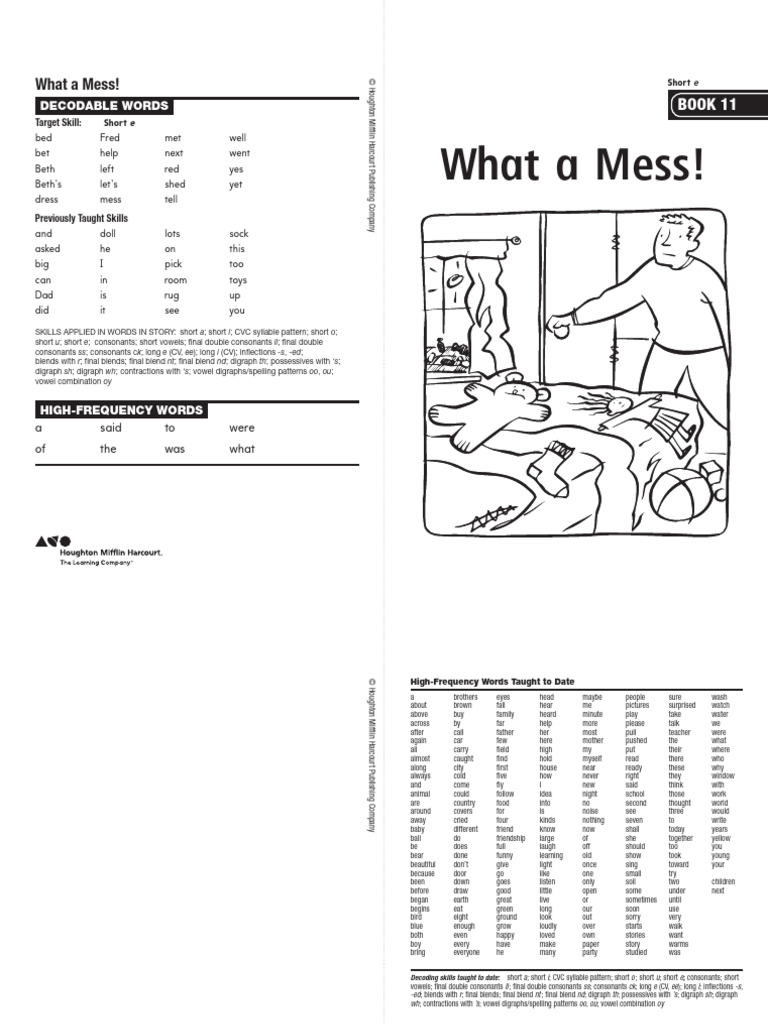 short e Decodable Blend It Books Gr. 2 | PDF | Consonant | Syllable