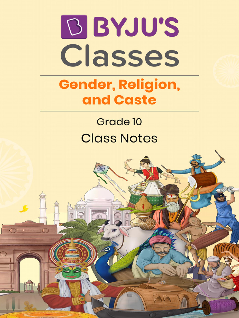 894312827 Gender Religion and Caste Notes | PDF | Gender | Gender Studies