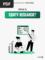 Equity Research Report Overview | PDF | Securities Research | Investing