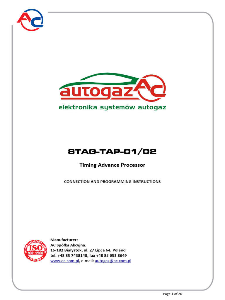Connection and Programming Instructions | PDF | Electrical Connector ...