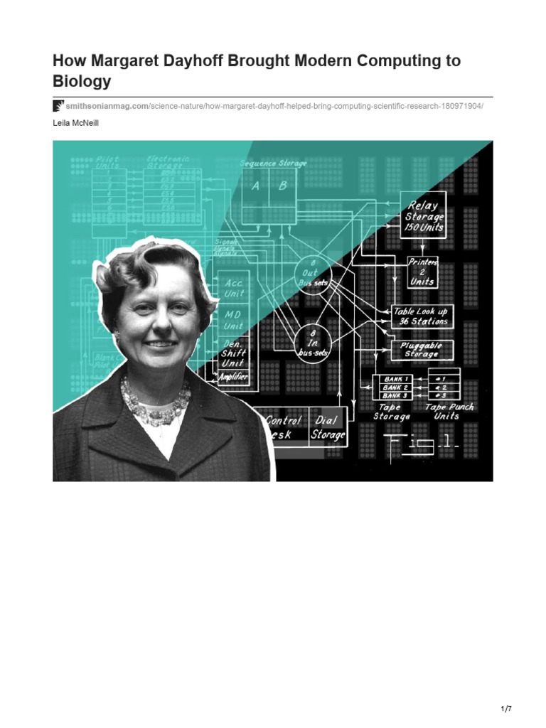 9 Margaret Dayhoff | PDF | Physical Sciences