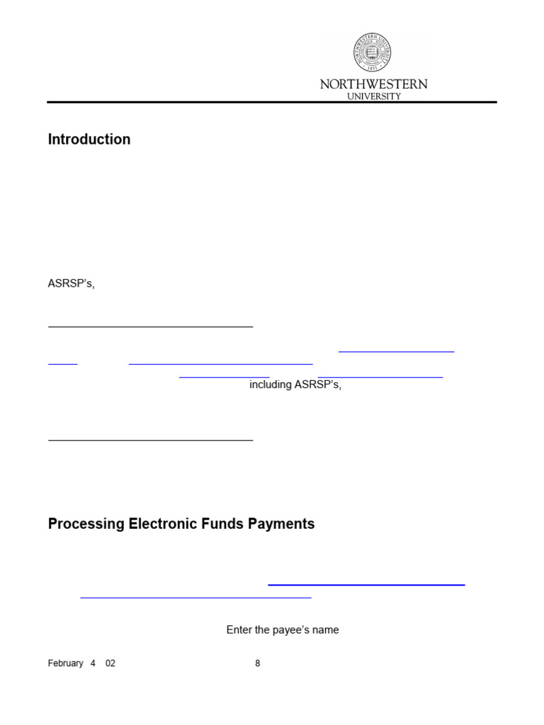 AP Electronic Funds Transfer Dpr Instructions (1) | PDF | Accounts ...