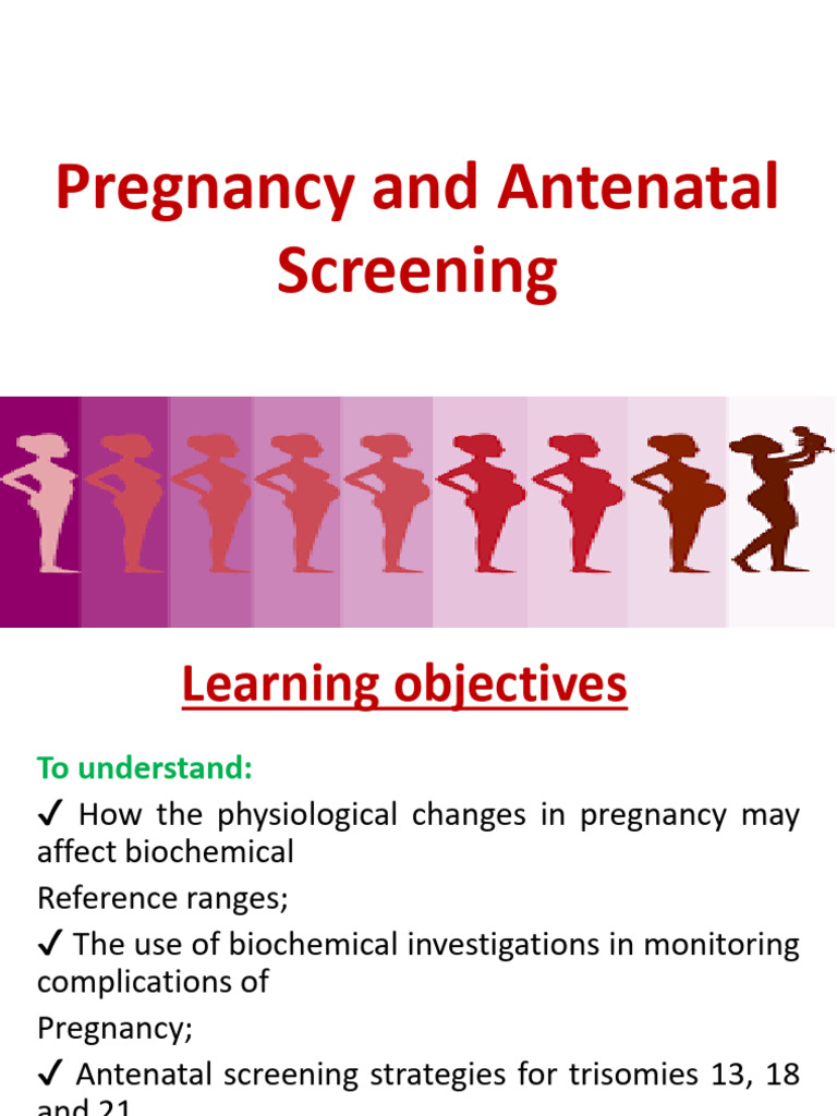 Antenatal screening | PDF | Human Chorionic Gonadotropin | Gestational ...