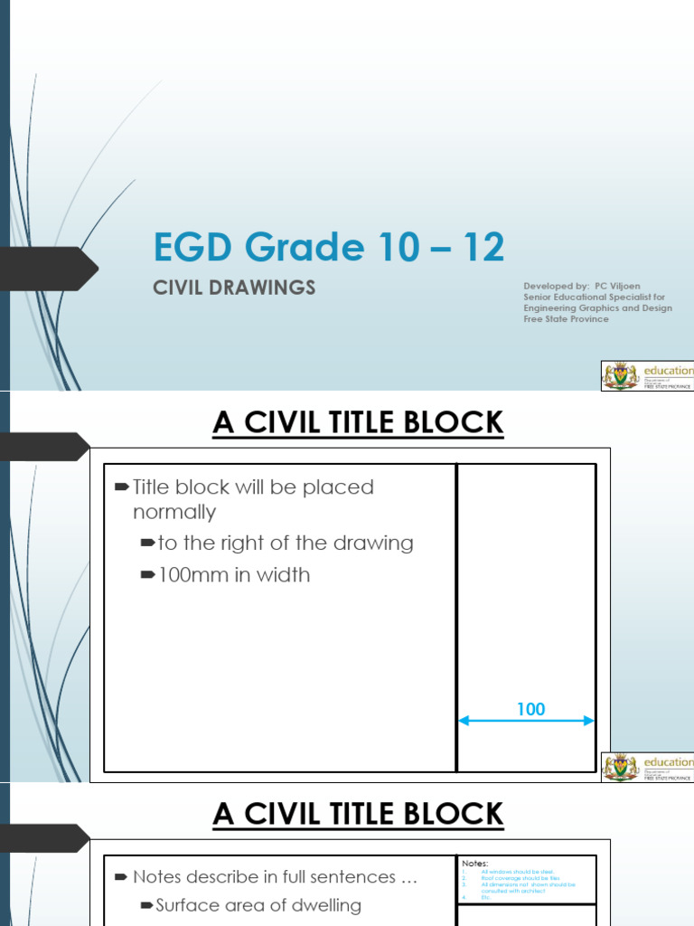 11.2.1.1 Civil SANS 10143 - Title Block | PDF | Structural Engineering ...