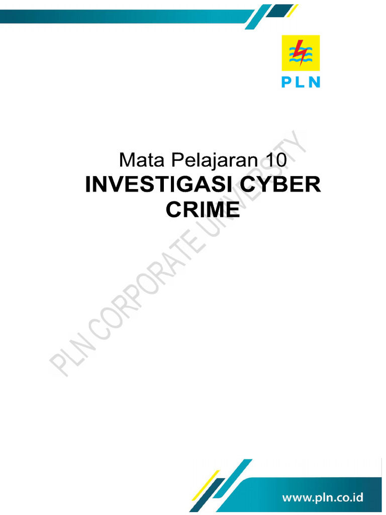 Handout Investigasi Meter Crime | PDF