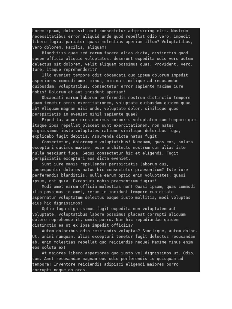 Lorem ipsum | PDF