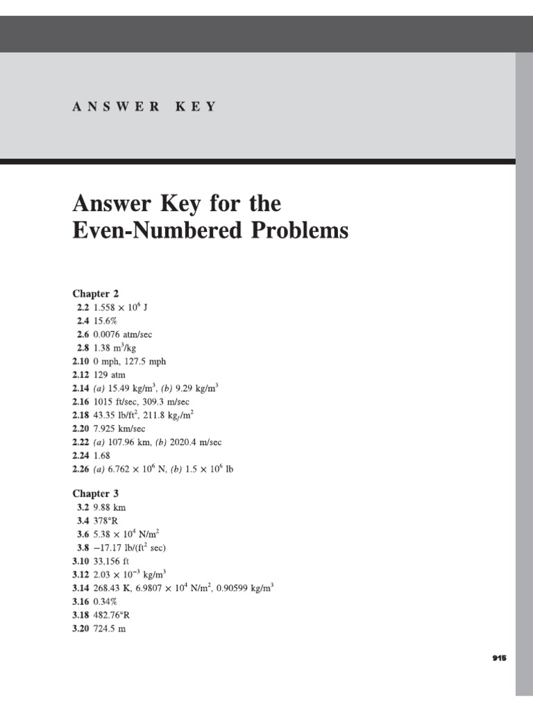 Fundamentals of Flight Answer Key | PDF