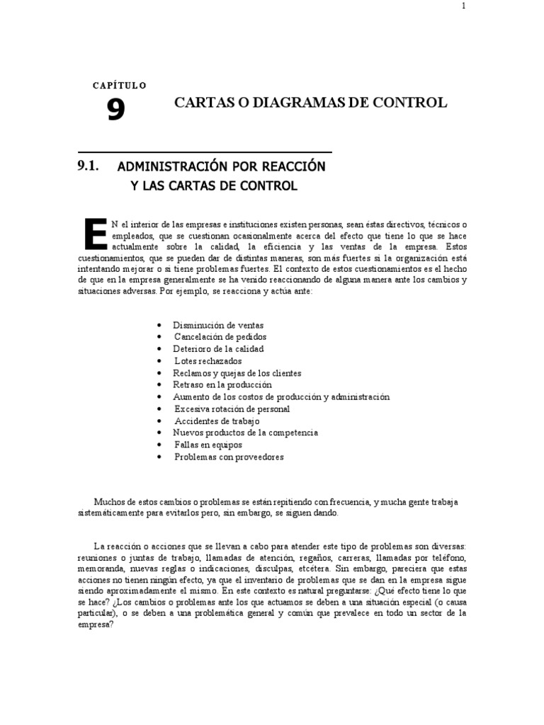 4 Cap 9 Cartas de Control H Gutierrez | Distribución normal ...